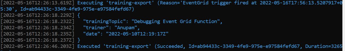 How To Debug Azure Event Grid Trigger Function Using Postman